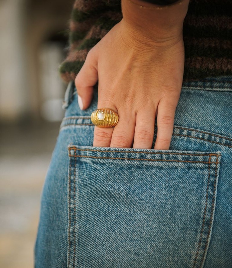 Grosse Bague Pierre Naturelle - Bijoux Cailloux